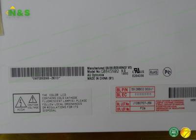 Cina Pannello LCD a 8,4 pollici di G084SN02 V0 AUO normalmente bianco per l'applicazione industriale in vendita