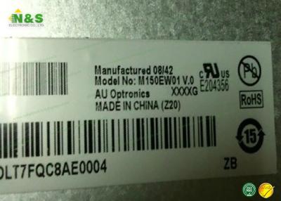Cina 400:1 a 15,0 pollici LCD 16.7M CCFL LVDS del pannello AUO LCM 1280×720 200 di M150EW01 V0 AUO in vendita
