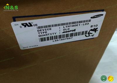 Cina Pannello LCD a 19,0 pollici di LTM190E1-L03 SAMSUMG anabbagliante con 376.32×301.056 millimetro in vendita