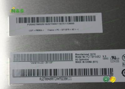 Cina di M270HW02 V3 dell'affissione a cristalli liquidi dello schermo il nero anabbagliante a 27,0 pollici normalmente per il monitor da tavolino in vendita
