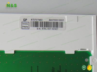 Cina Tipo LCD del paesaggio della sostituzione del pannello di AT070TN83 Innolux senza pannello di tocco in vendita