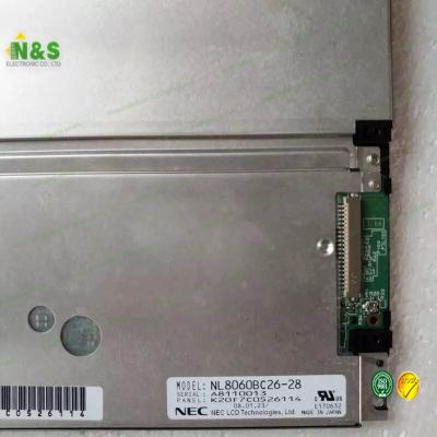 中国 普通黒いNEC LCDのパネル10.4のインチ3.3Vの電圧供給NL8060BC26-28 販売のため