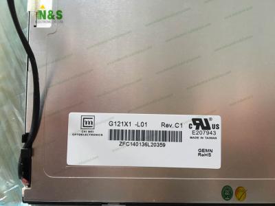 Cina Colore a 12,1 pollici dell'esposizione 262K di TFT LCD del pannello di G121X1-L01 AUO di Un-si LCD di CMO in vendita