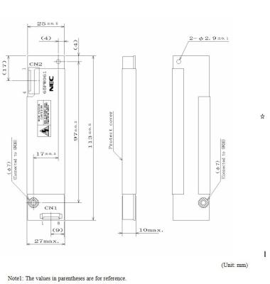 中国 ISO9001証明の適応可能なLCDモジュールのCflインバーター12v NEC 65PW061 販売のため