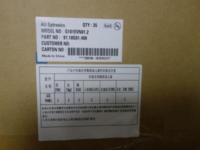 Cina Bene durevole diagonale a 10,1 pollici di TFT LCD G101EVN01.2 di Un-si del pannello LCD di alta luminosità AUO in vendita