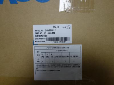 Cina Risoluzione LCD verticale 1024*600 di TFT LCD G101STN01.F di Un-si del pannello della banda AUO di RGB in vendita