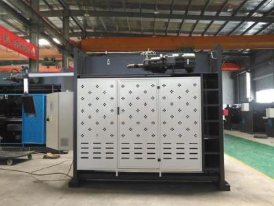 China Wc67k-125t/3200 Elektrische Hydraulische Persrem 100 Ton Metal Steel Bending Machine 8 ' Te koop