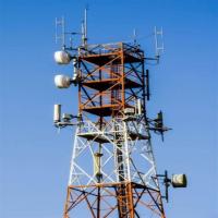 Quality 4 Leg Angle Steel Iron Self Supporting Telecom Lattice Tower & Internet ISP for sale