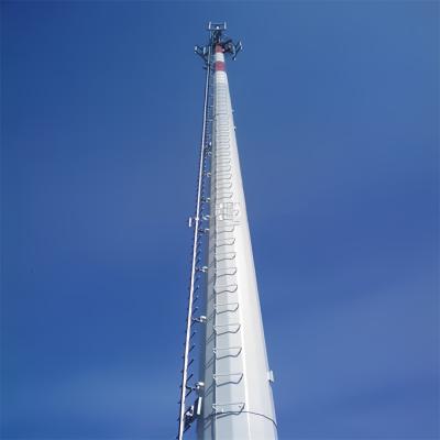 Cina Monopole torre 25 Meter 30 40M 50M Radio antenna segnale Galvanizzato Cella di acciaio Monopole torre in vendita