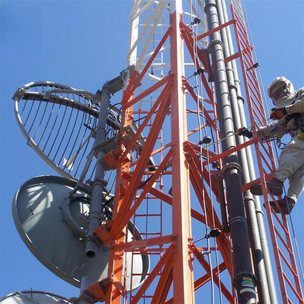 Quality 50m Microwave Antenna Self Supporting Tower Lattice Design 3 Legged Telecommunic for sale