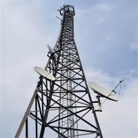 China 30-80m Galvanized Telecommunication  Mast 3 Legged Angular Steel Tower for sale