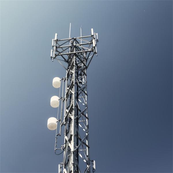 Quality Q255B Q355B Q420B Design 3 Legged Angular Steel Tower Telecommunication Tower for sale