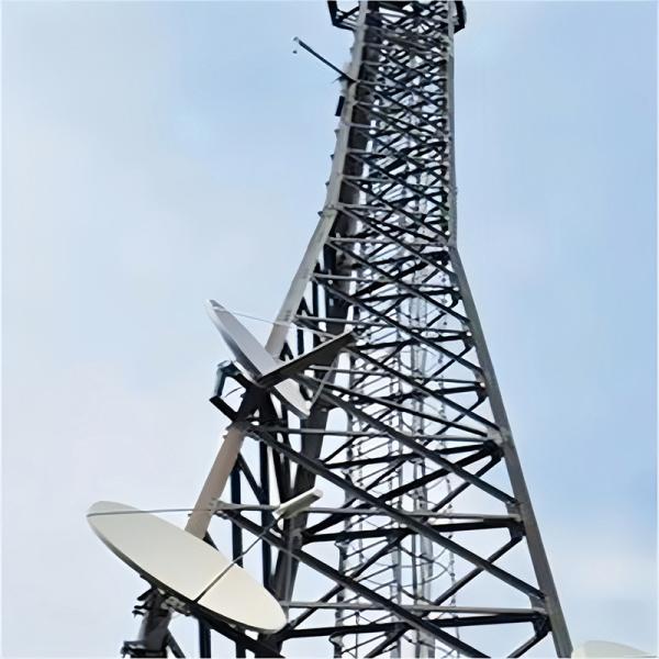 Quality Q255B Q355B Q420B Design 3 Legged Angular Steel Tower Telecommunication Tower for sale