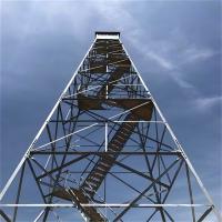 China Metal Guard Tower On Prison Security Watch Fire Observation Tower for sale