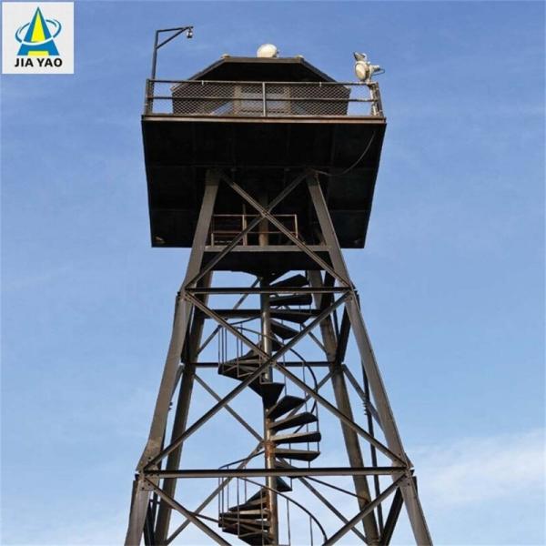 Quality Observation Tower Lattice Angular Steel Platform Mountain Forest Outlook Fire for sale