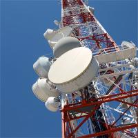 China Self Supporting Antenna Tower 4 Leg Tower Galvanized 20m - 55m 60m for sale