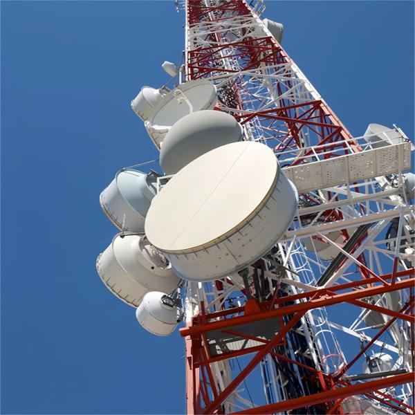 Quality Self Supporting Antenna Tower 4 Leg Tower Galvanized 20m - 55m 60m for sale
