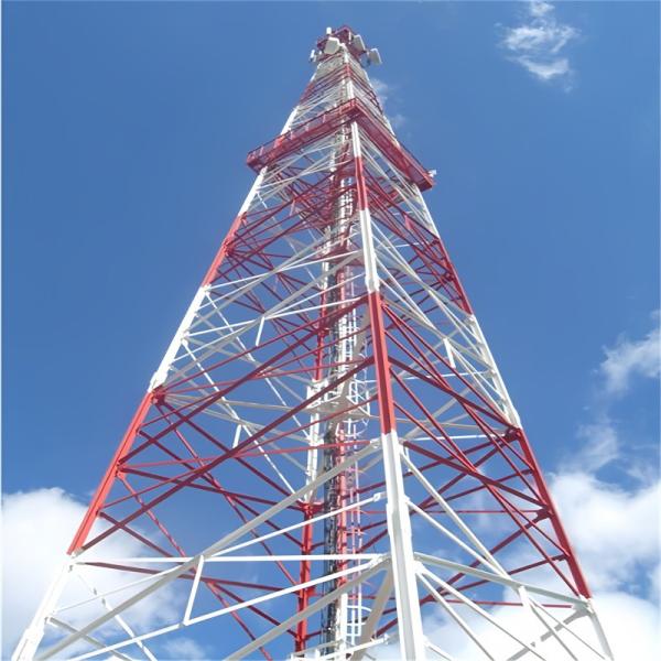Quality Telecom Telecommunication Wifi 4 Leg Tower Self Supporting Communication Tower 36 -105 M for sale