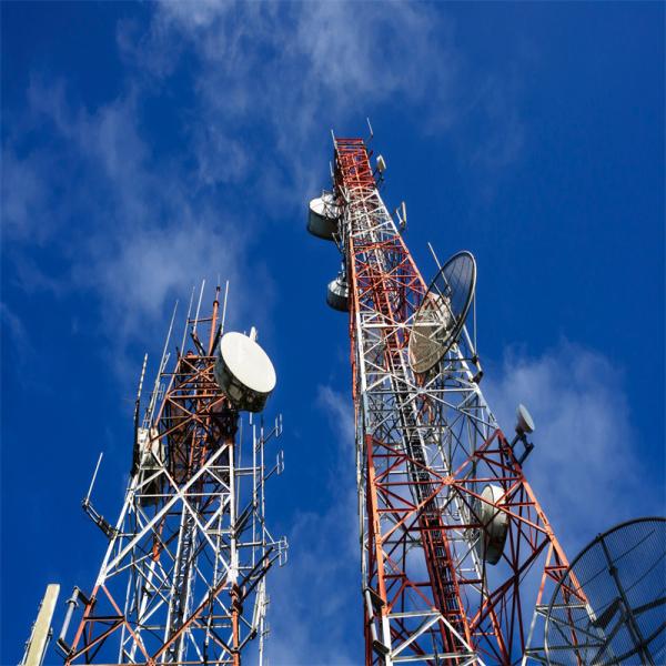 Quality Telecom Shelter Design 60m 4 Legged Angular Steel Tower Angle Lattice Radio for sale