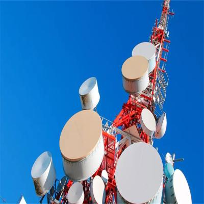 China Werkplatformen Zonne-energie GSM-basisstationTelefoonantenne Telecom torens 4 poten hoekige stalen toren Te koop