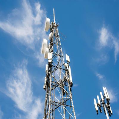 Cina Gsm 60m Antenna di comunicazione reticolato 4 gambe torre di telecomunicazione di acciaio auto-sostenuta in vendita