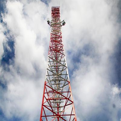 Cina Gsm 60m Antenna di comunicazione reticolato 4 gambe torre di telecomunicazione di acciaio auto-sostenuta in vendita