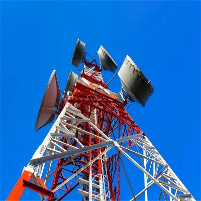 Cina Piattaforme di lavoro Energia solare Base GSM Comunicazione Antenna Torre a 4 zampe Torre reticolare in acciaio in vendita