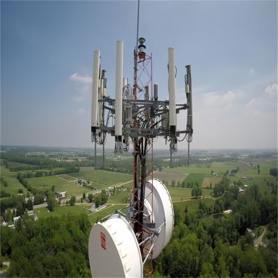 China 25 35 45 55 60 m Selbsttragende Basis Funkübertragung Pylon WLAN Empfänger Stahl Telekommunikation Vierbeiner Kommunikationsturm zu verkaufen
