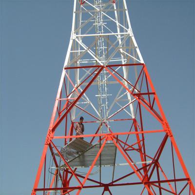 Cina Torre di acciaio ad angolo galvanizzato a 4 gambe 50M Cella di telecomunicazione Mastro angolare in vendita