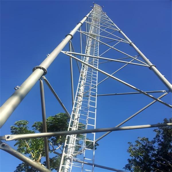 Quality 3 Leg Legged Tube Pipe Tubular Self Supporting Steel Hot Dip Galvanized for sale