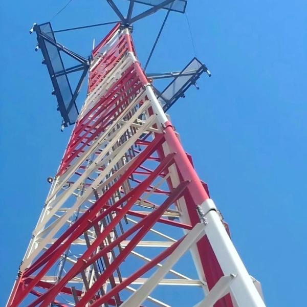 Quality 20m 25m 30m 35m 45m 50m 55m 60m 65m Three Legged Tower Self Supporting Lattice for sale