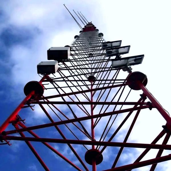 Quality 20m 25m 30m 35m 45m 50m 55m 60m 65m Three Legged Tower Self Supporting Lattice for sale