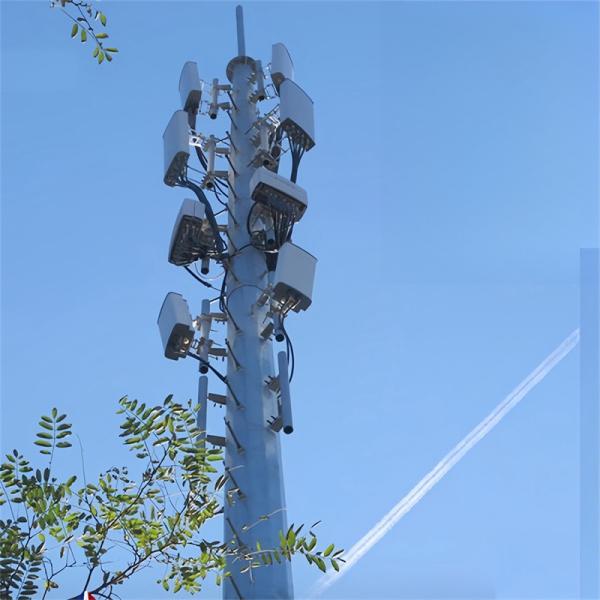 Quality Network Mobile Gsm Monopole Tower Iron Wifi Antenna Signal Tower for sale