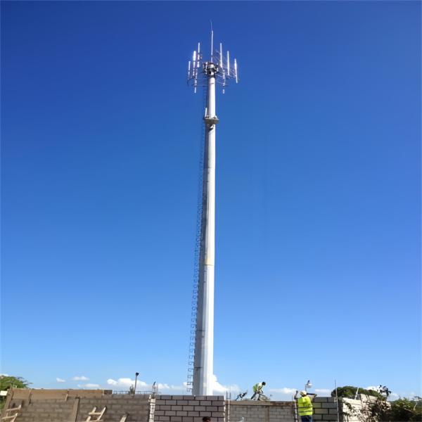 Quality Iron Wifi Cell Phone Antenna Tower 25m 40m Height Network Mobile Gsm Communicati for sale