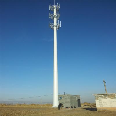 Cina Alta qualità 20m 30m 45m 50m Antenna di comunicazione Polo 5G Stazione base del segnale cellulare Monopole Acciaio Torre di telecomunicazione in vendita