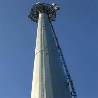 China Round Pole Gsm Monopole Communication Tower 20m for sale