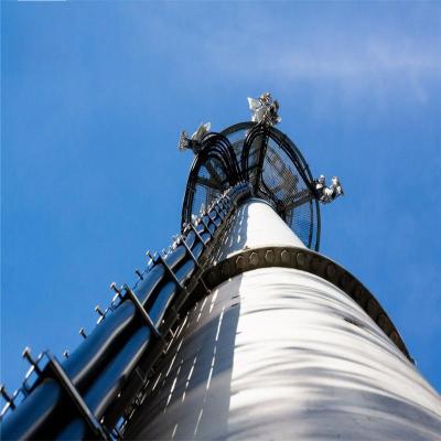 China Free Standing  Monopole Tower100 Telecom Tower Antenna Types Of Communicatin Tubular for sale
