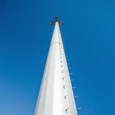 China 30 m Telecommunicatie Monopool Antenna Toren ASTM A123 Q345B/A572 for sale