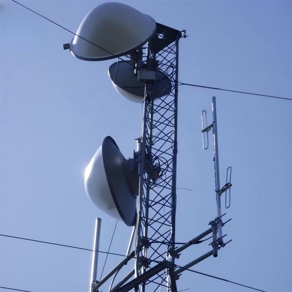 Quality Tubular Steel Microwave Guyed Communication Tower 20- 80M 3 Legged for sale