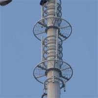 China 5G Cell Base Station Steel Telecom Monopole Tower for sale