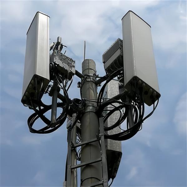 Quality Wifi Phone Signal 5G Cell Base Station Steel Telecom Monopole Tower 5 10 20 25 for sale