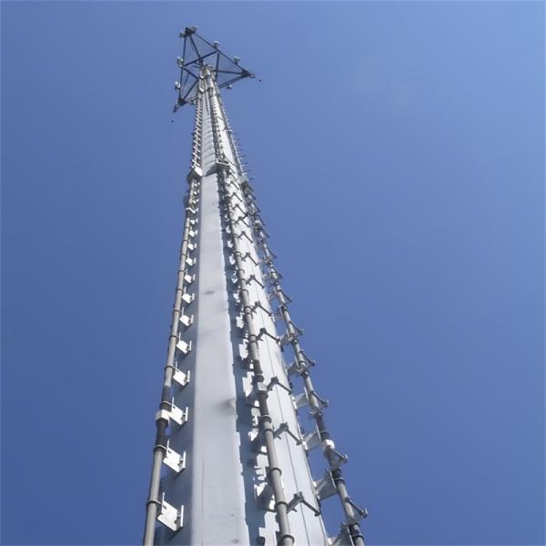 Quality Wifi Phone Signal 5G Cell Base Station Steel Telecom Monopole Tower 5 10 20 25 for sale