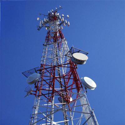 China Self-Supporting 3 Legged 4-Legged Lattice Tower Iron Telecommunication Tower for sale