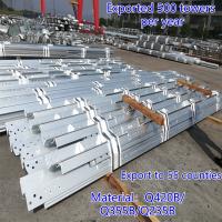 3 Legs Angle Communication Tower Galvanized Steel 30m Anti Rust 5G ...