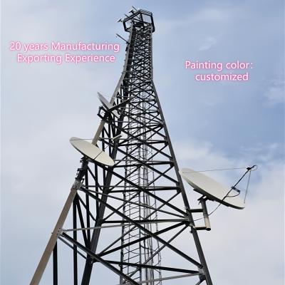 3 Legged Angular Steel Tower Communication TowerCarbon Steel 35m WiFi ...