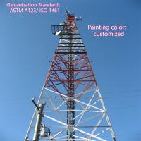 3 Legged Angular Steel Tower Communication Tower Hot Dip Galvanized 40m ...