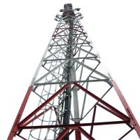 China 3 Legged Angular Steel Tower Triangular Wireless Communication Tower with Structural Steel Grades Including ASTM A36 Series for sale
