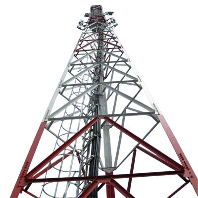 China 3 Legged Angular Steel Tower Triangular Wireless Communication Tower with Structural Steel Grades Including ASTM A36 Series for sale