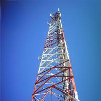 China 3 Legged Angular Steel Tower Triangular Wireless Communication Tower with Structural Steel Grades Including ASTM A36 Series for sale