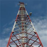 China 3 Legged Angular Steel Tower Triangular Wireless Communication Tower with Structural Steel Grades Including ASTM A36 Series for sale